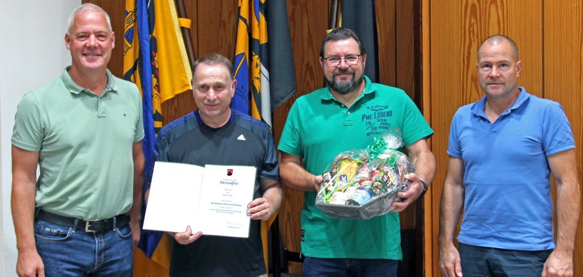 40-jähriges Dienstjubiläum für Matthias Rudig | Startseite