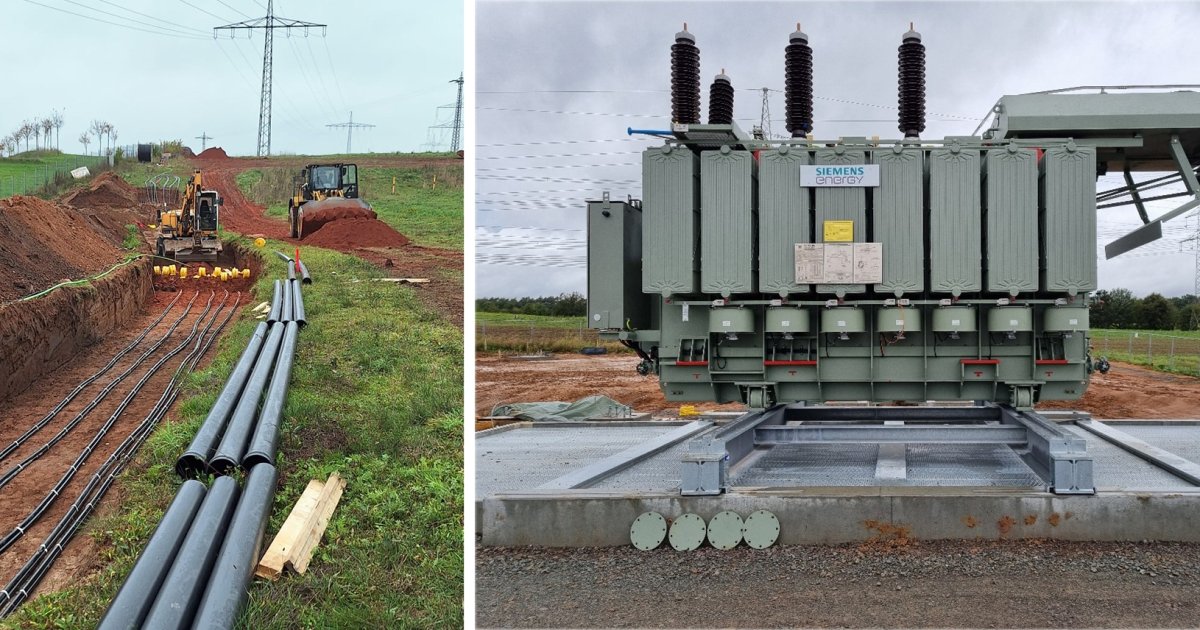 Bau des Umspannwerks im IZ Westrich schreitet voran | Startseite