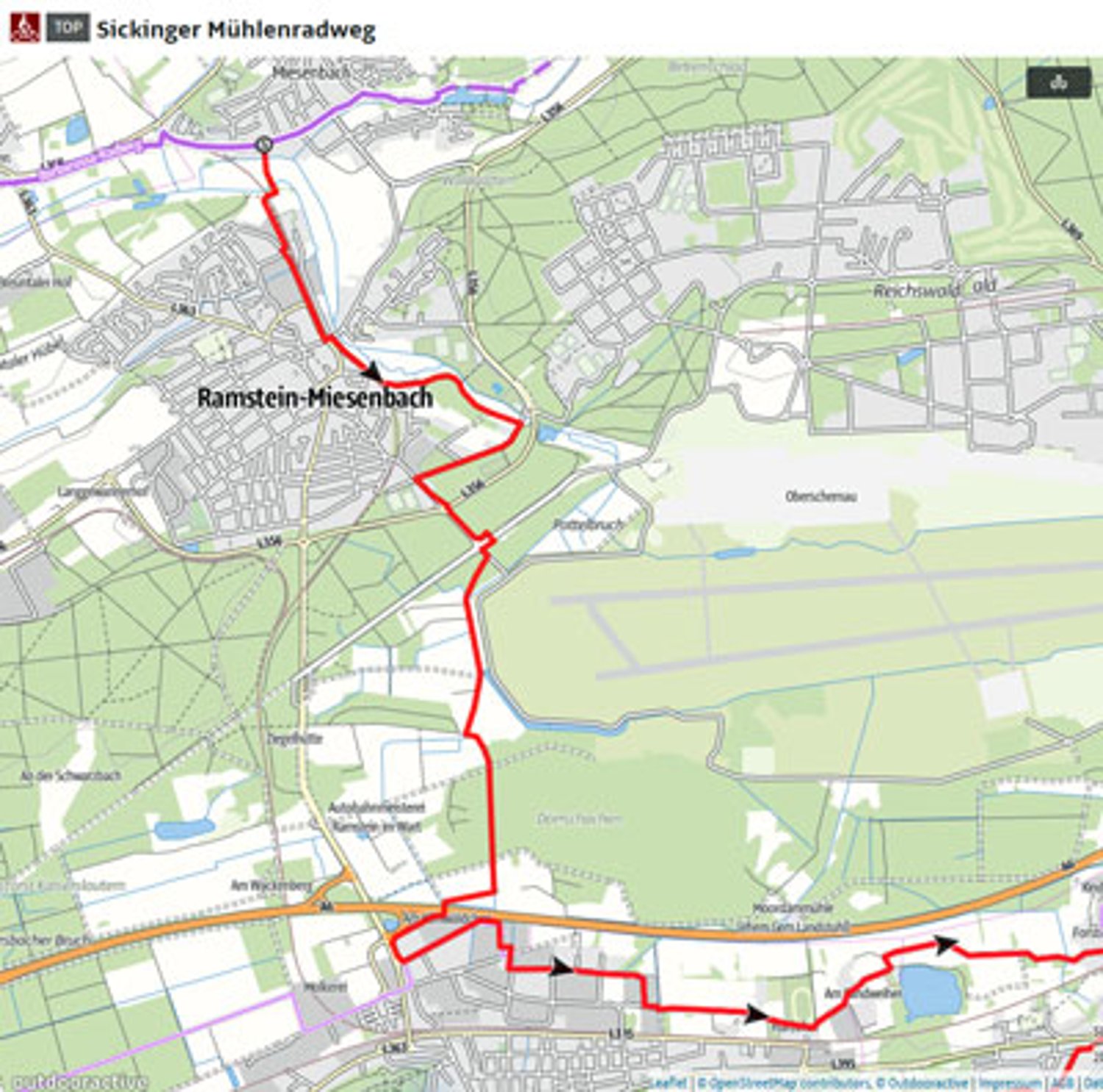 Sickinger Mühlenradweg | Startseite